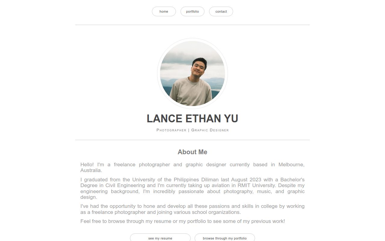 Lance Ethan Yu